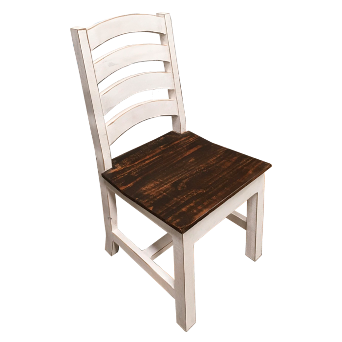 Ladder Back Chair - Brown - Athens Woodcrafters Furniture Outlet